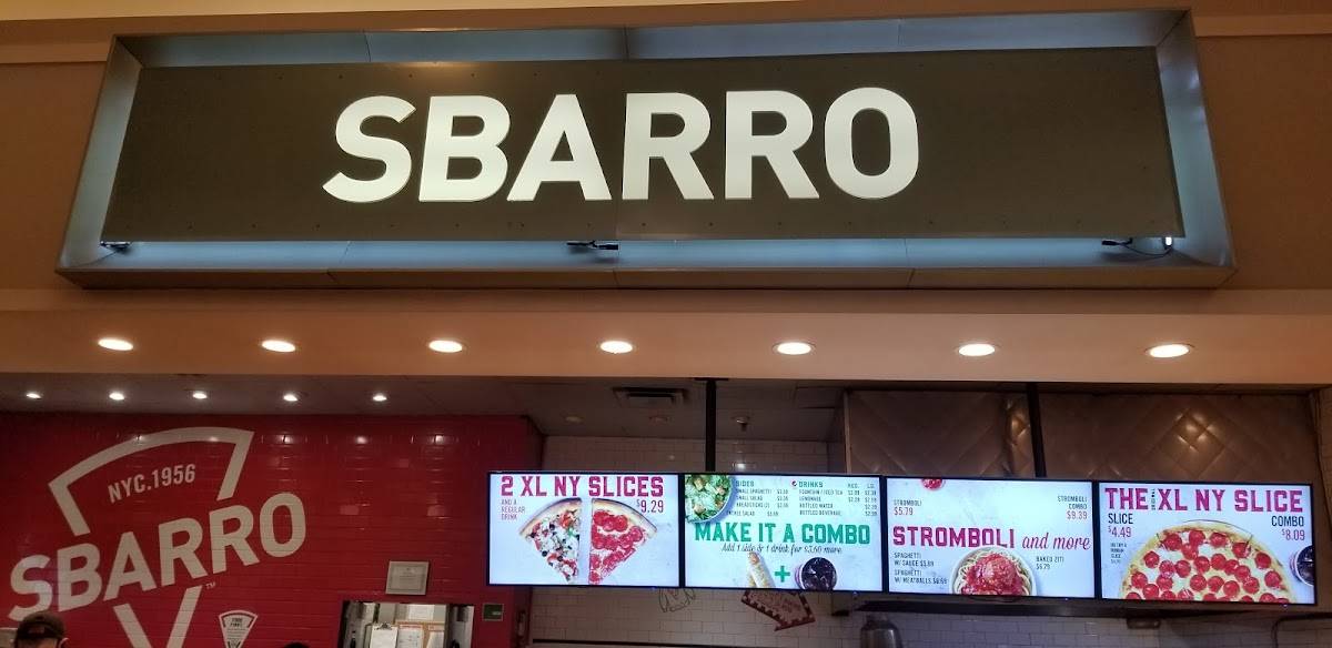 Menu at Sbarro, Columbus, Polaris Pkwy
