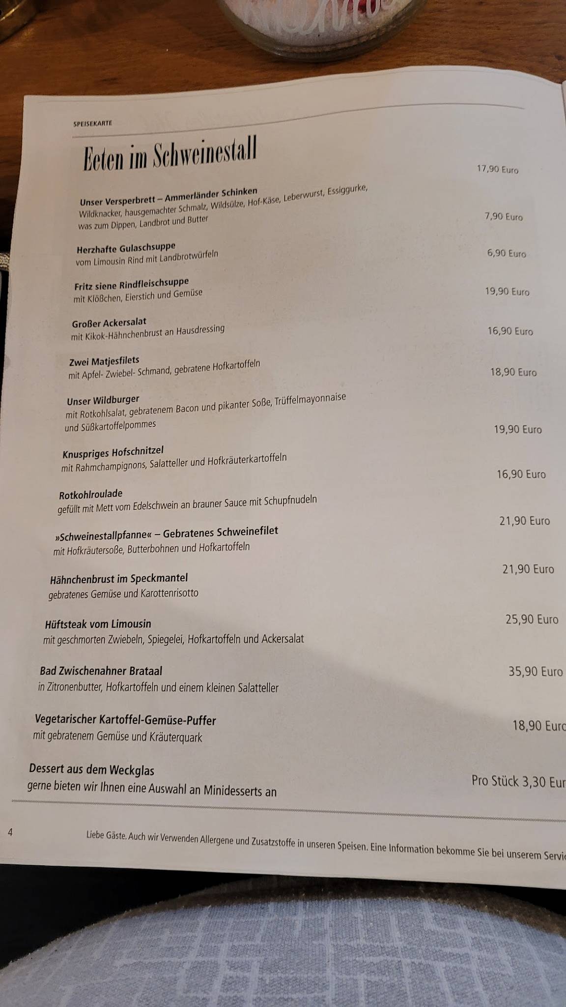 Scholjegerdes Hof Fruhstuck Preise