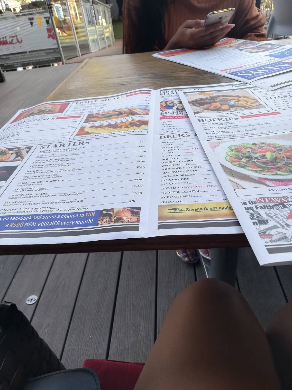 Menu at Eish!! Restaurant Secunda, Secunda