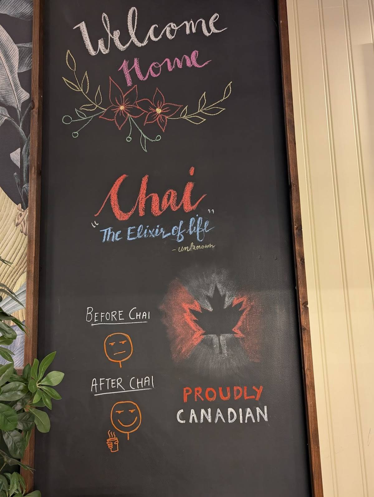 Menu au Seven Tea Miles café, Ottawa, 342 Richmond Rd