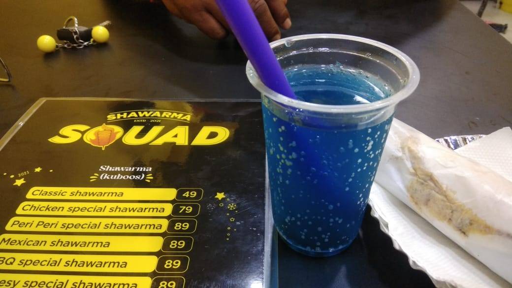 Menu at Shawarma squad, Chennai, Razaak Garden main road