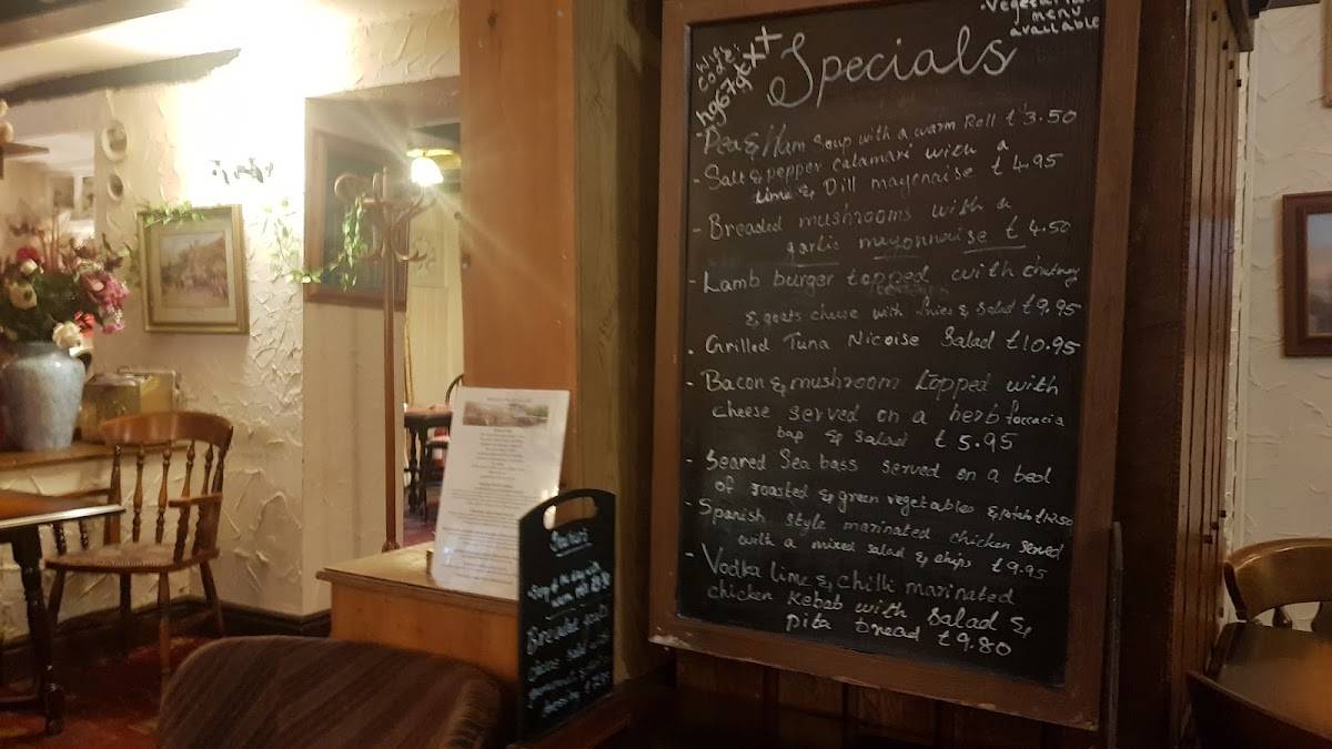 Menu at The Bridge Inn pub & bar, Sheffield, Ridgeway Moor