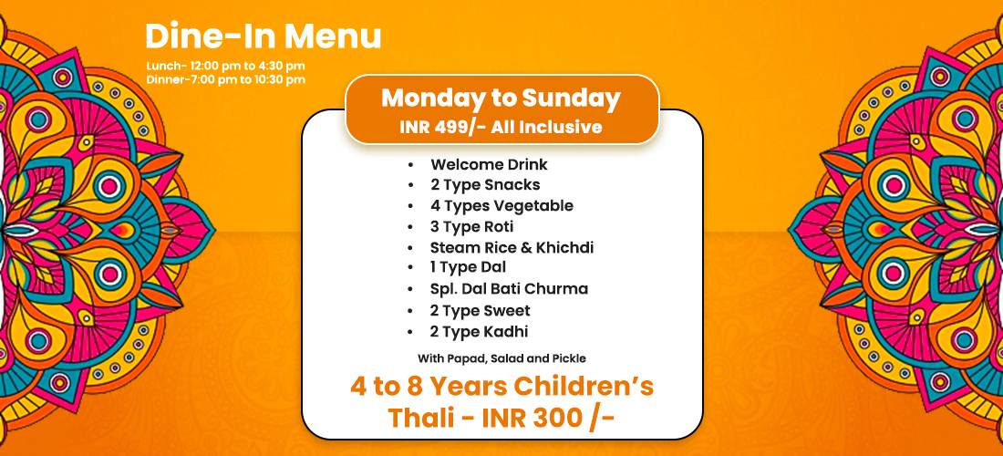 Menu at Shree Navratna Best Rajasthani Restaurants in Noida Traditional ...