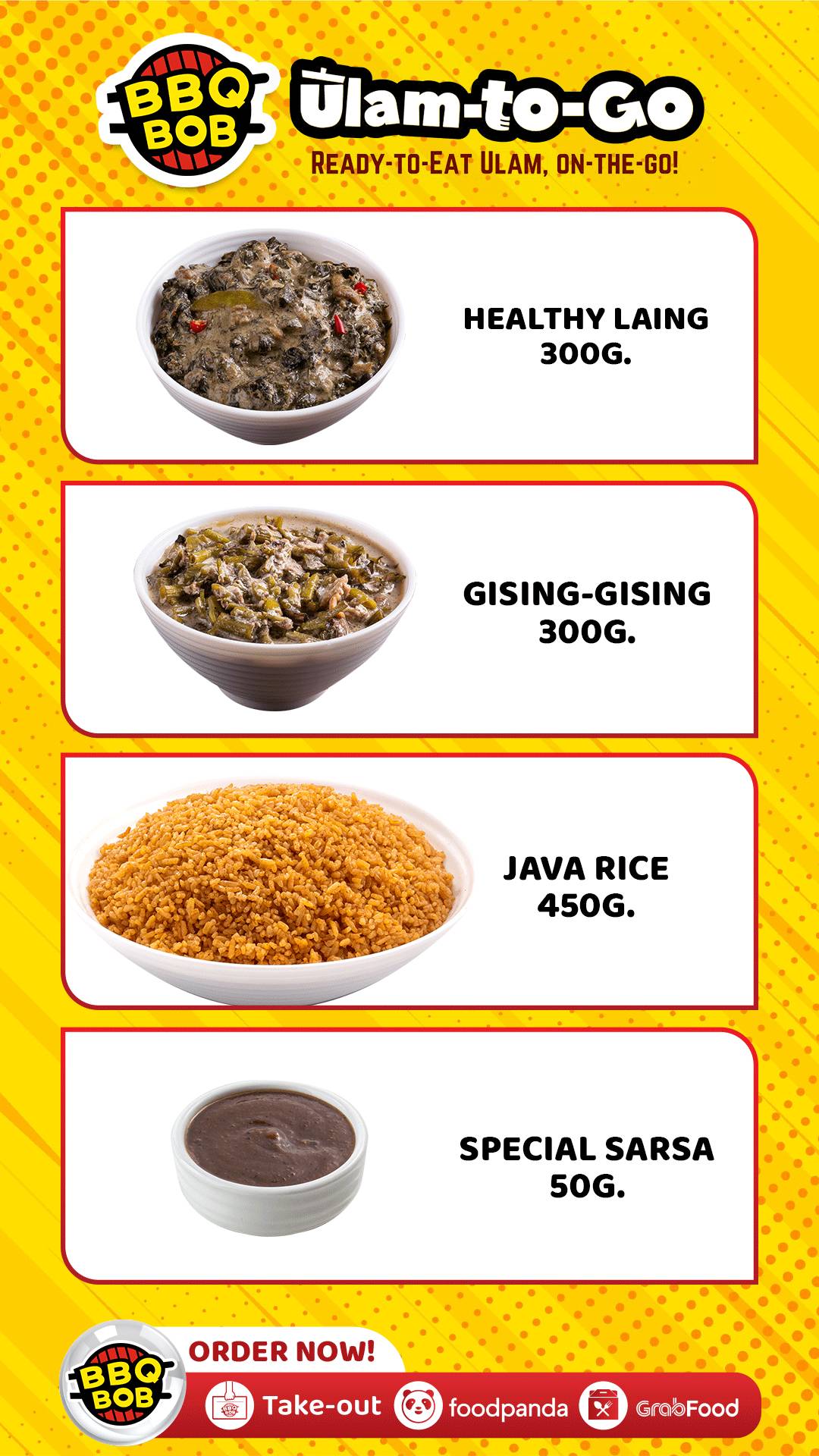 Menu at BBQ BOB - SILANG, Silang
