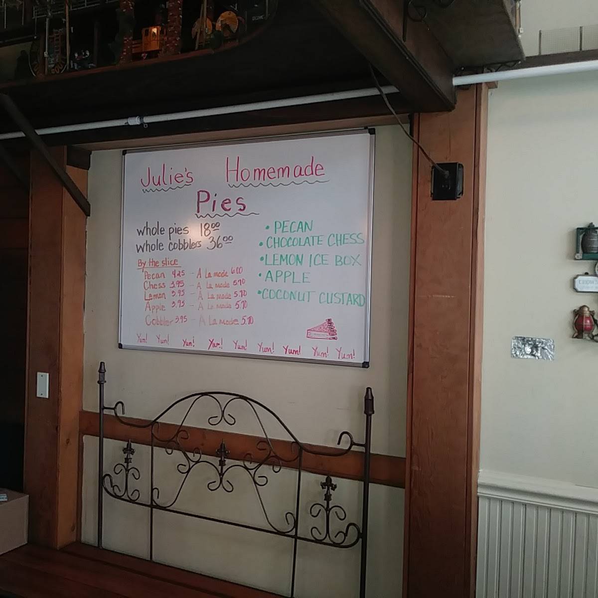 Menu at Silver Caboose Restaurant & Soda Fountain, Collierville