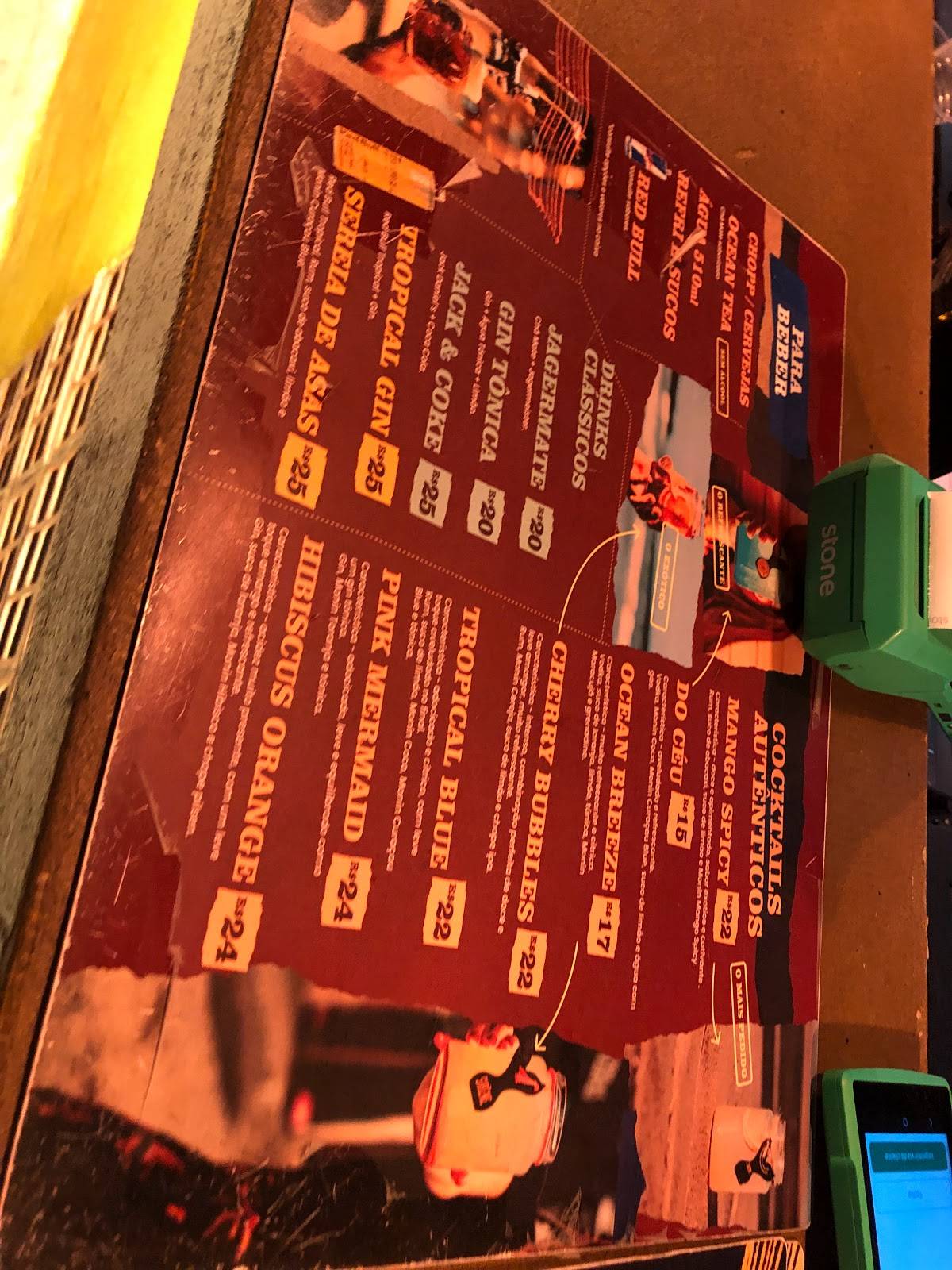 Carta de Sirène Fish & Chips - Setor Oeste - Bar, Goiânia