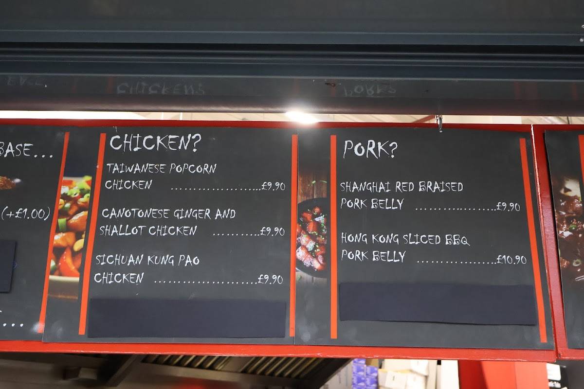 Menu at Sofia’s Chinese Kitchen restaurant, Stroud