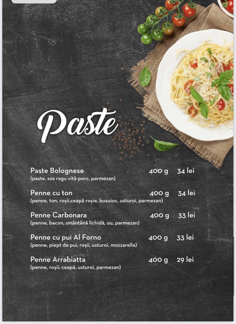 Menu at Soko Lounge Restaurant, Filiași