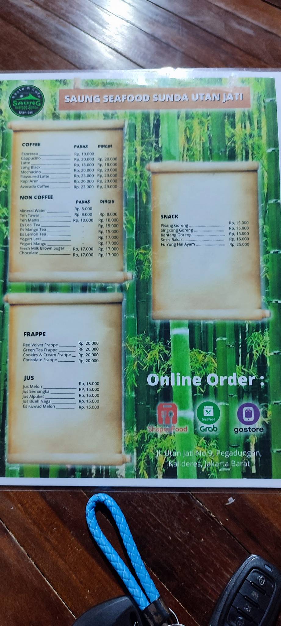 Carta del restaurante Sop Ayam Pak Miin Klaten, West Jakarta, Jl. Utan ...