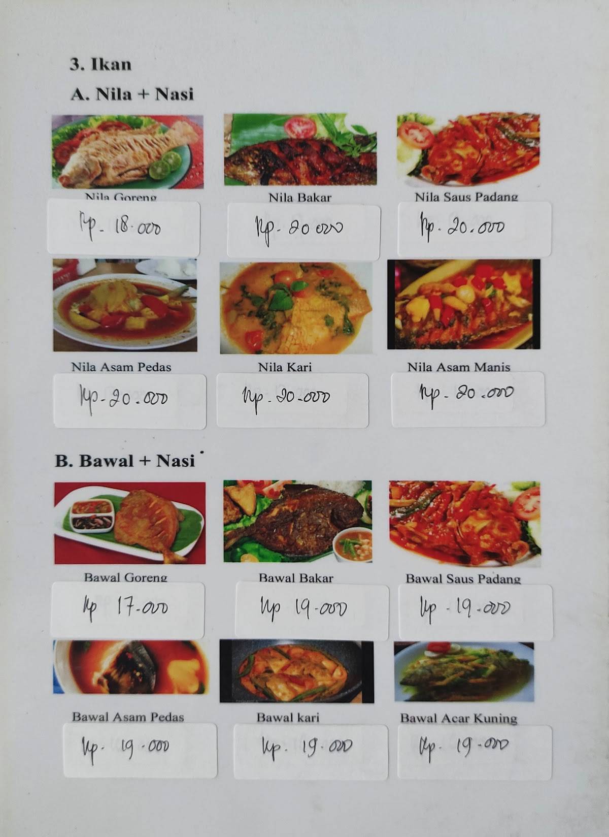 Menu at Sop Ikan Khas Batam, Semarang restaurant, Semarang