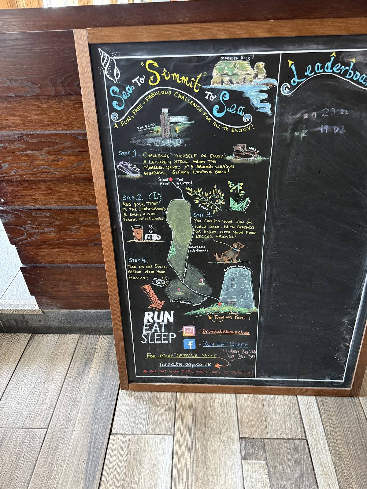 Menu at Marsden Grotto pub & bar, South Shields