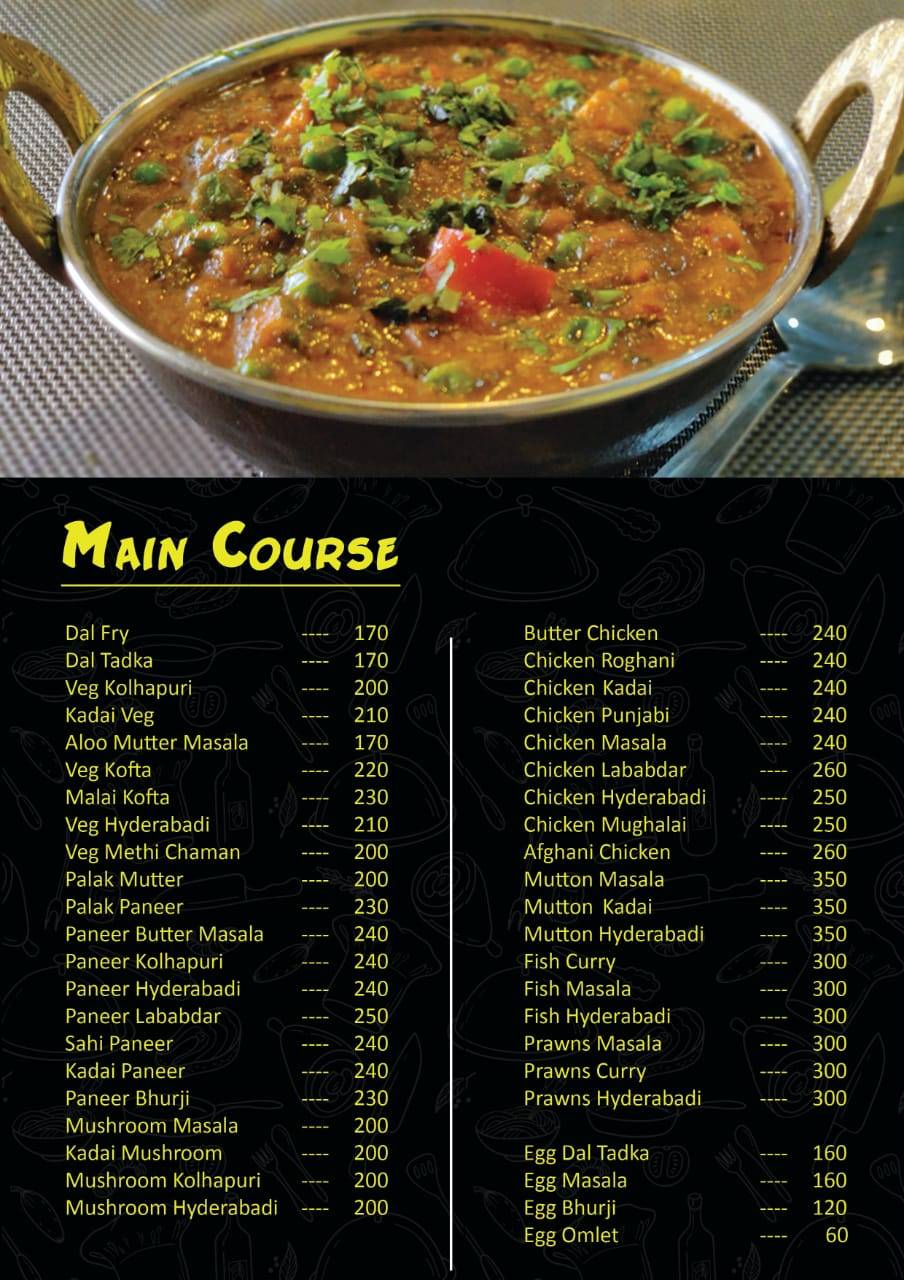 Menu at Spice And Dum Restaurant, Chennai