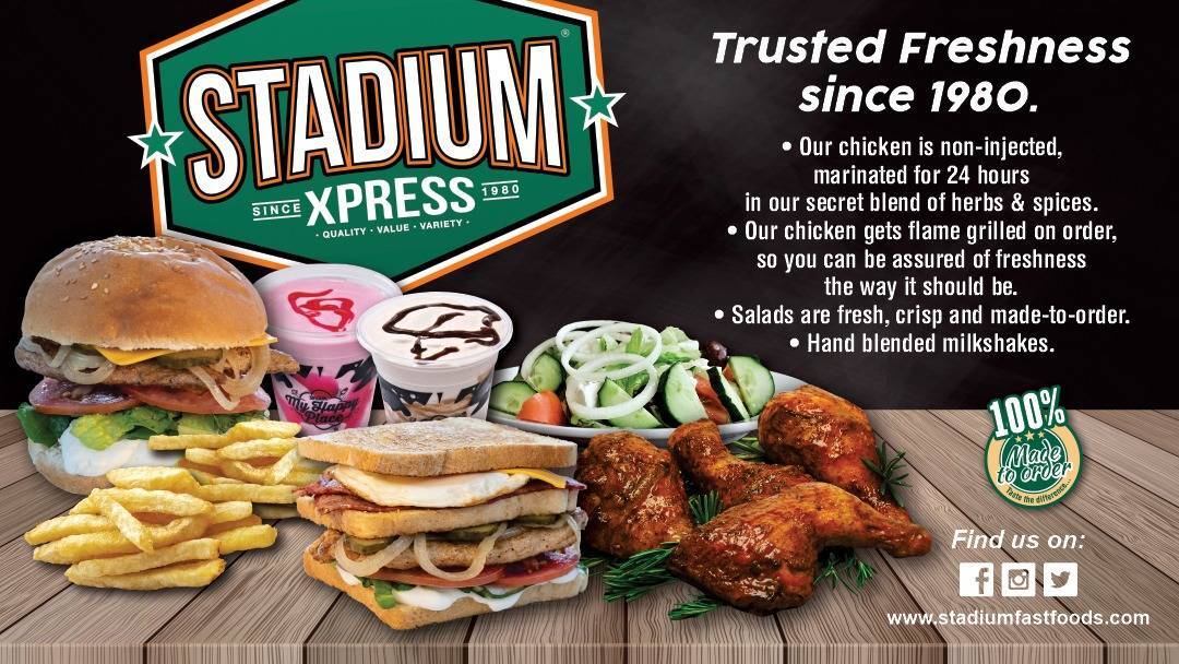 Menu at Stadium Drive Thru N12 Kimberley restaurant, Kimberley