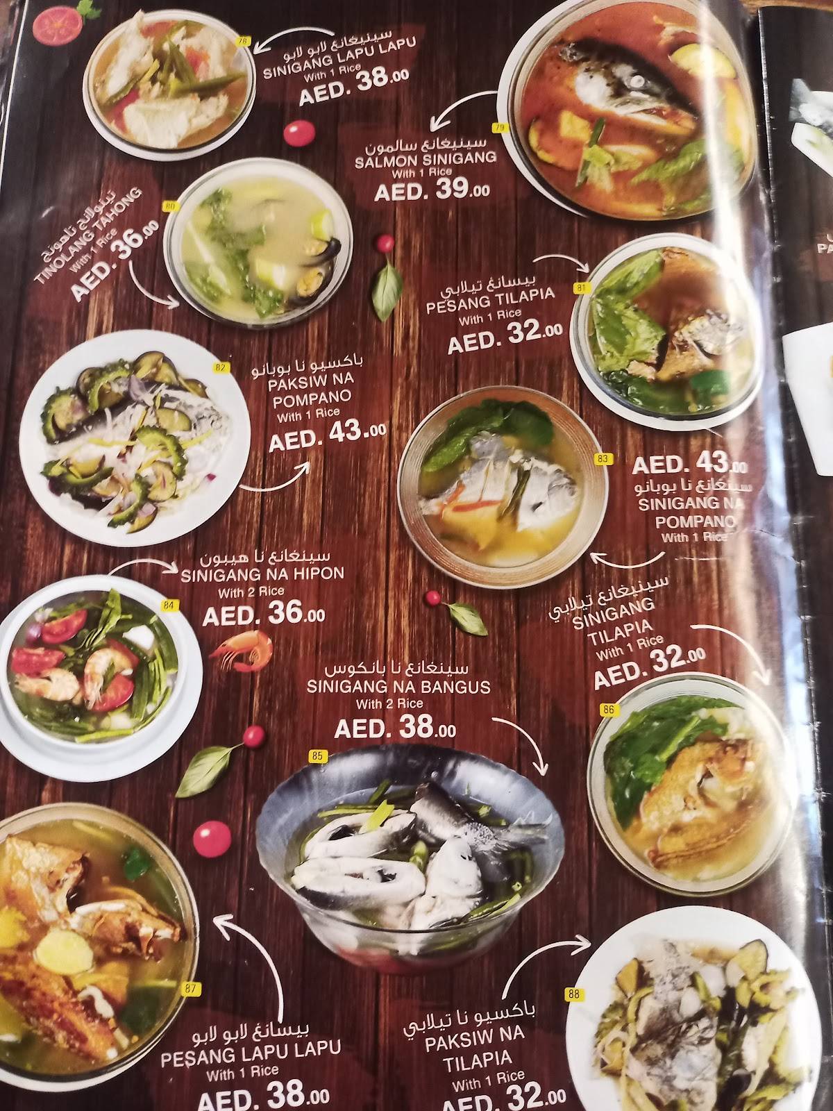 Menu at Star Volga Restaurant Satwa, Dubai