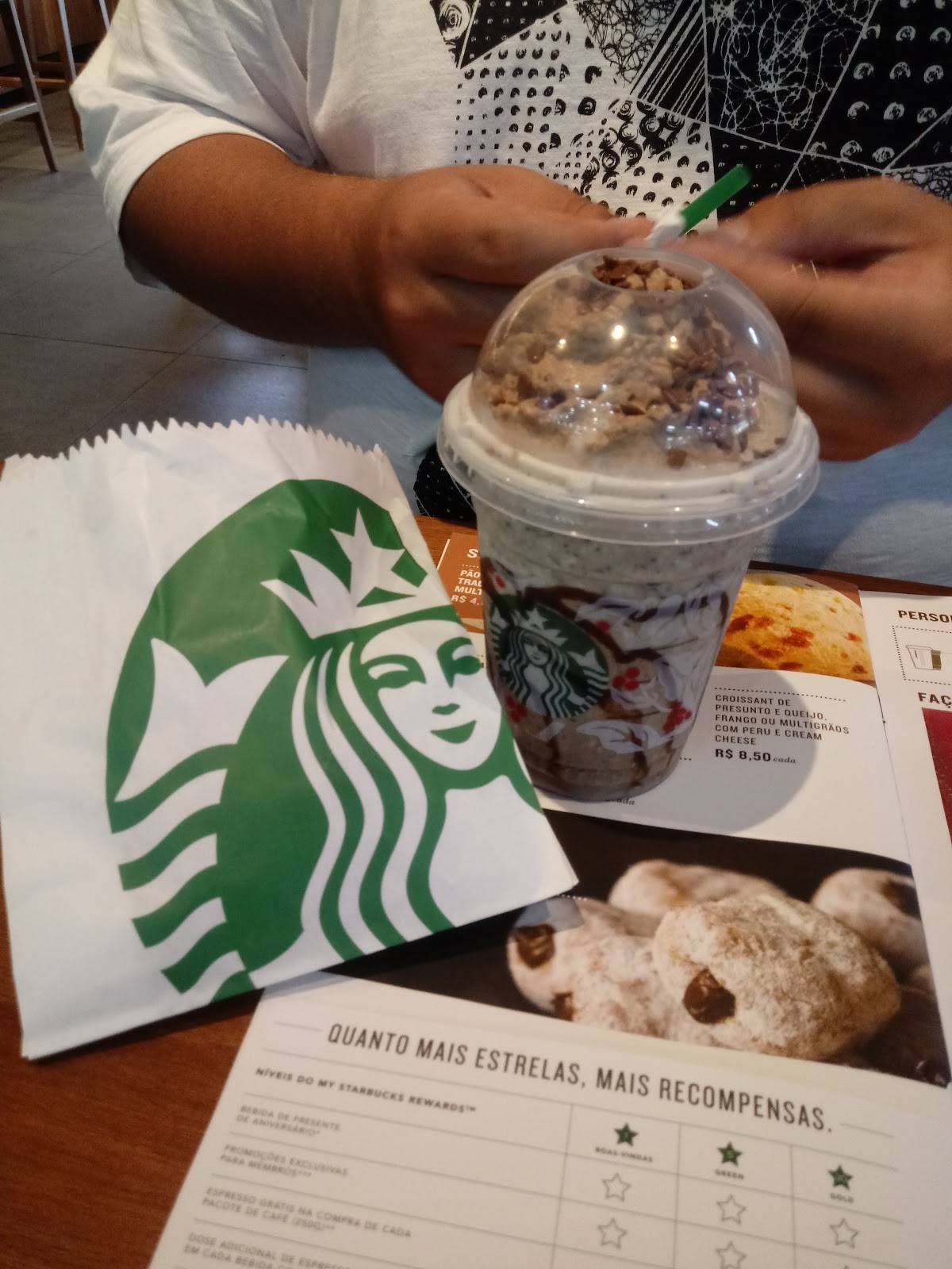 Menu em Starbucks café, Jundiaí, Av. 9 de Julho
