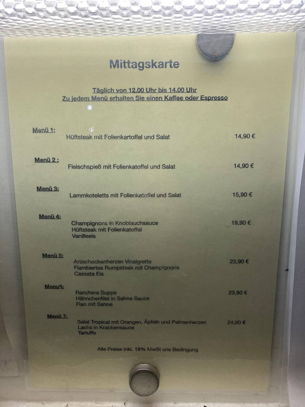 Speisekarte von El Chango steakhaus, Köln, Bolzengasse 9 50667 Köln