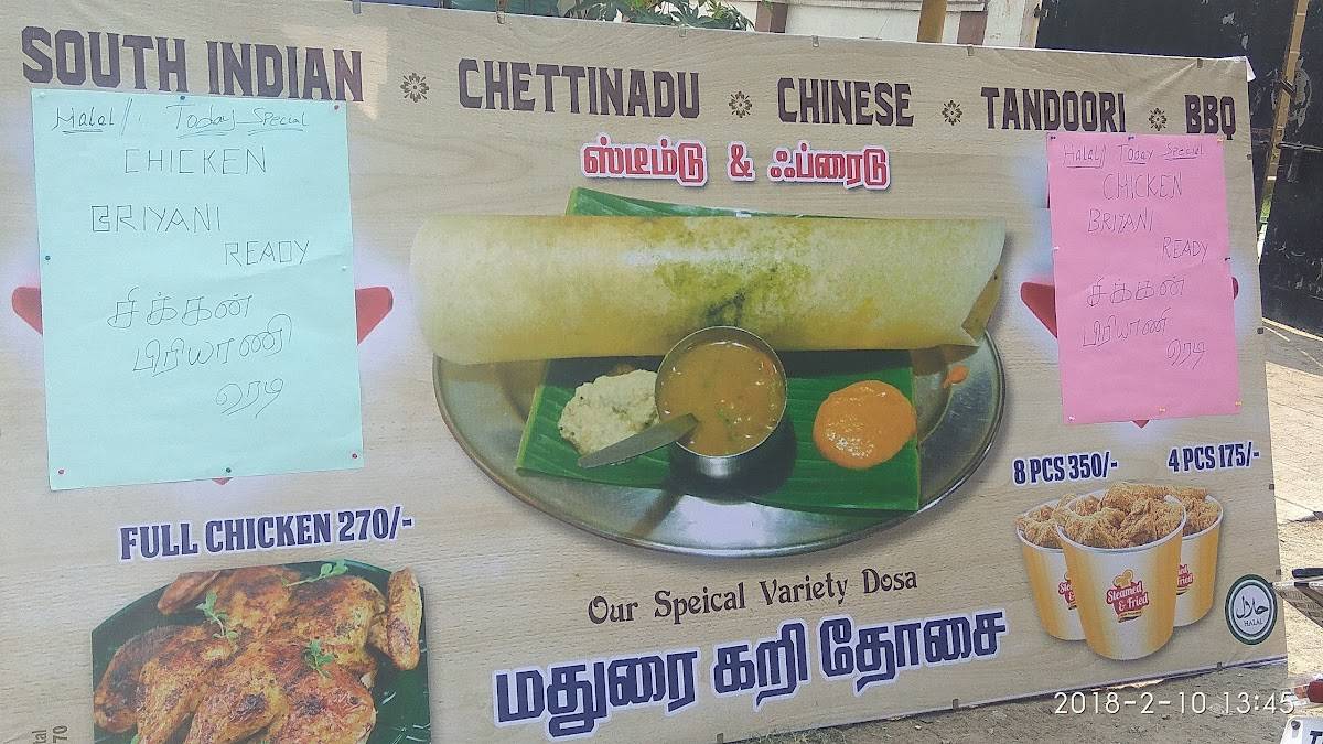 Menu at Steamed & Fried and South Indian Express, Chennai