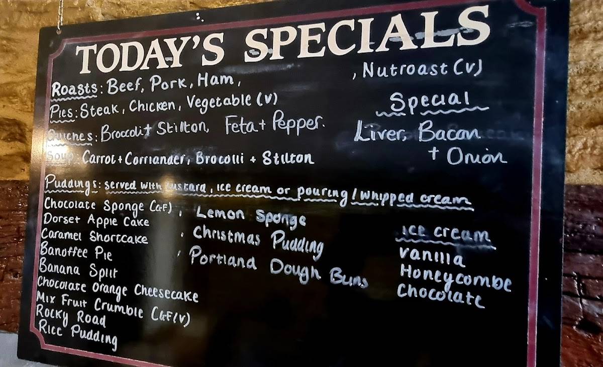 Menu at Sugar Loaf Cafe, Portland