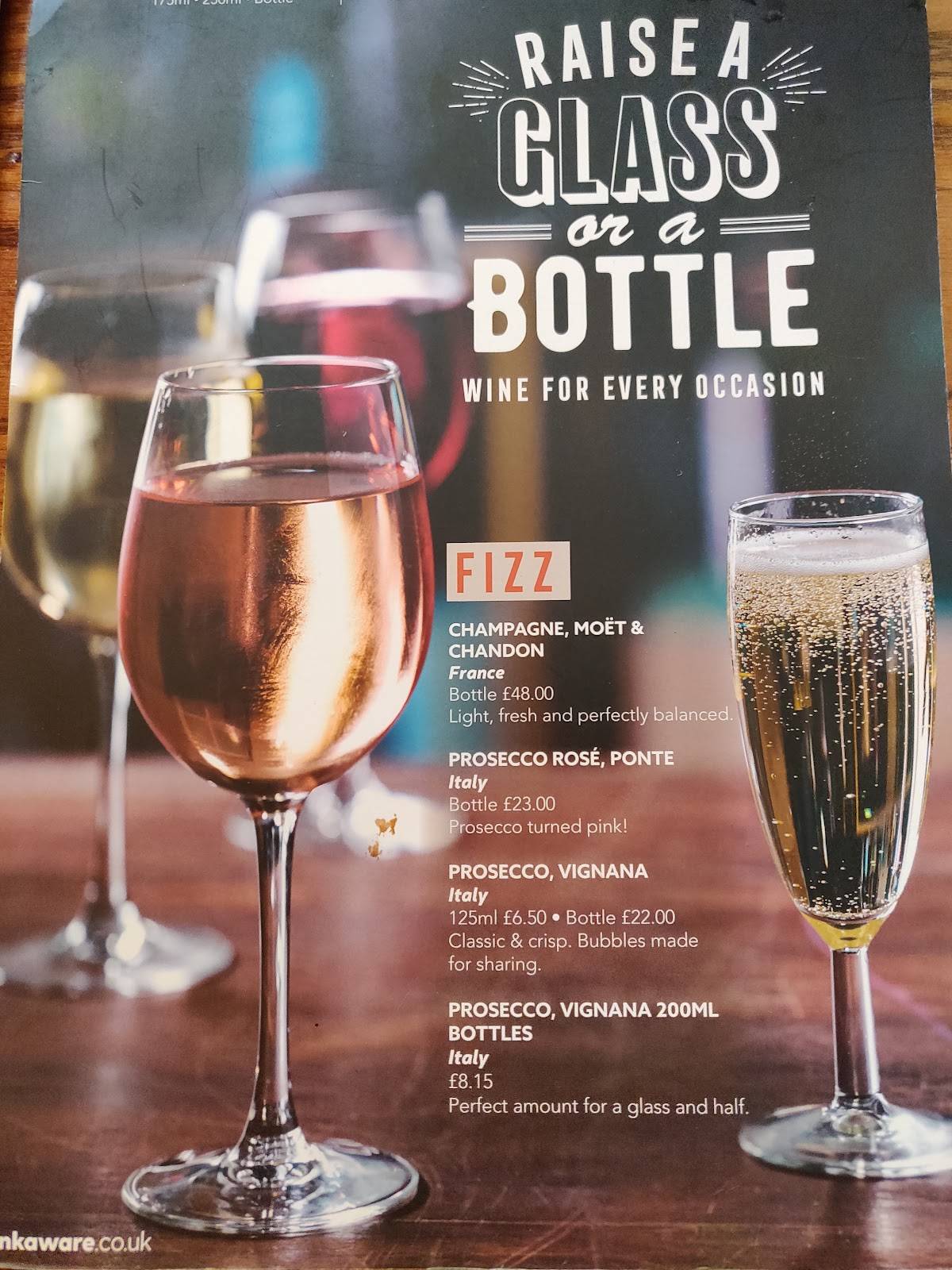 Menu at Sugar Mill restaurant, Bourne