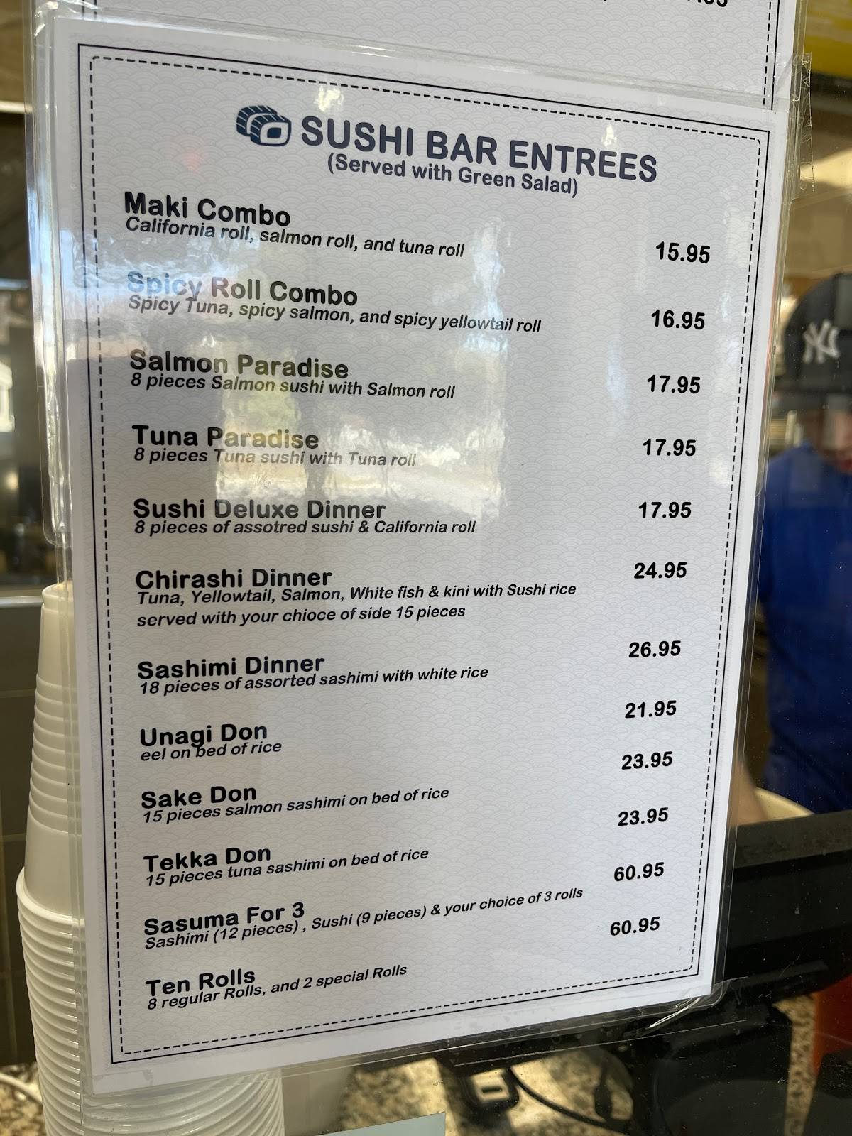 Menu at Sumo Hibachi Grill & Sushi restaurant, Pooler