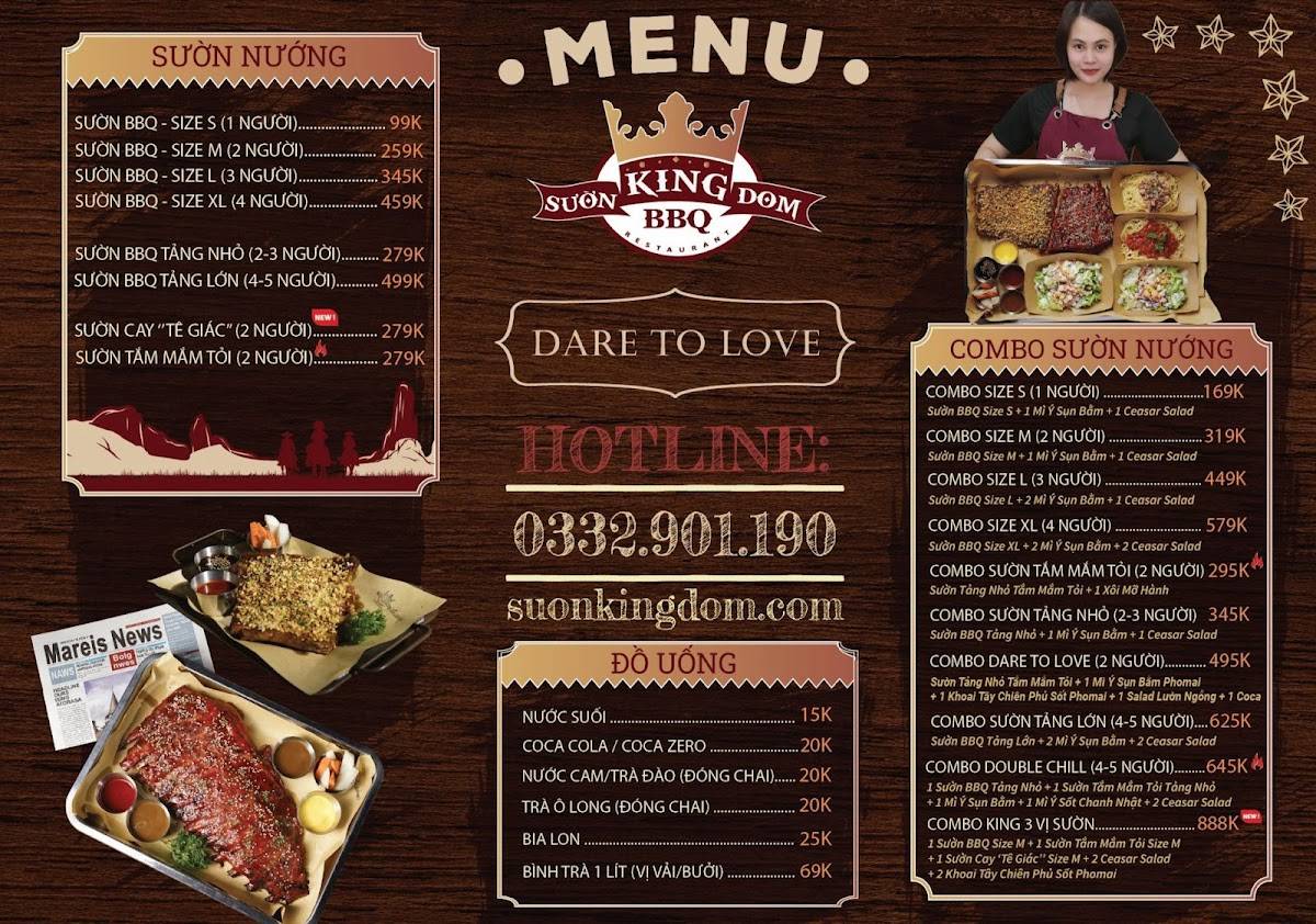 Carta de Sườn Kingdom Đào Duy Anh - Sườn nướng BBQ, Hanoi
