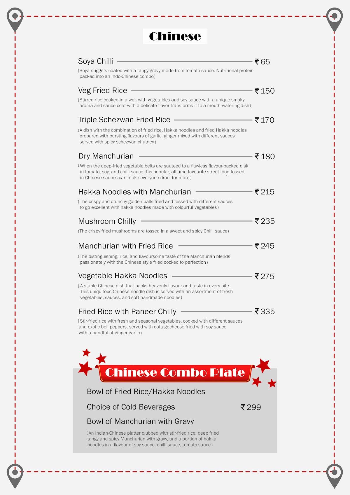 Menu at The Traveller Cafe (Pure Veg) VIP Plaza, Surat, Surat