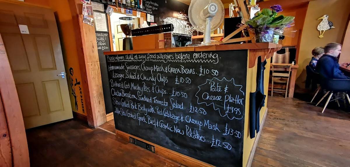 Menu at Fat Seagull Café. cafe, Sutton on Sea