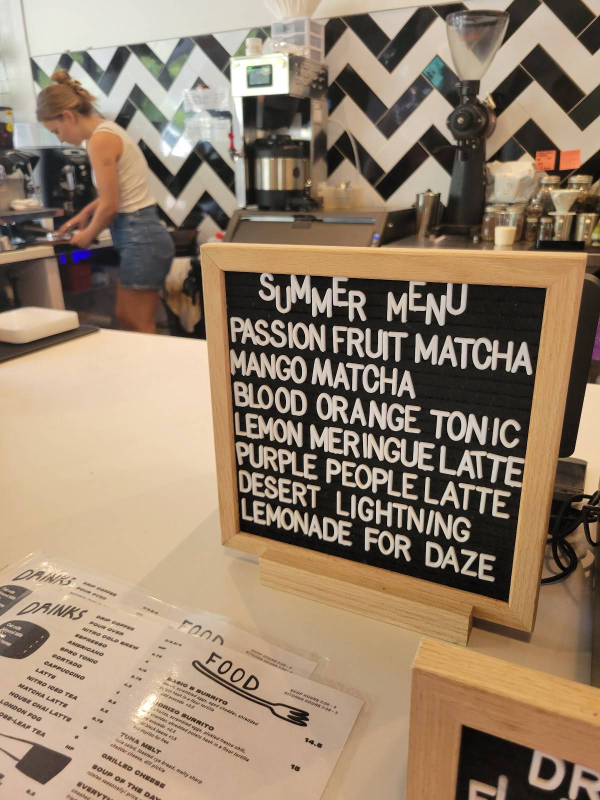 Menu at Syndicate Coffee + Bakery + Kitchen, Sierra Madre