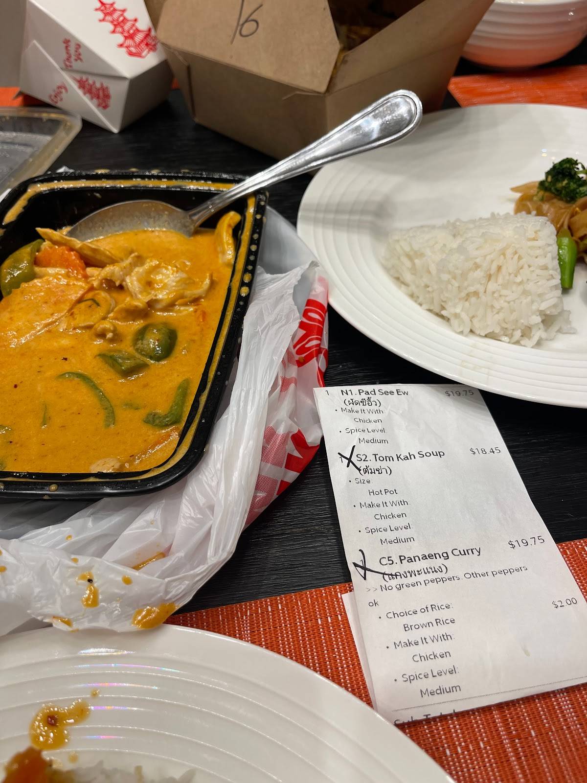 Menu at THAI HOT Restaurant, Indio