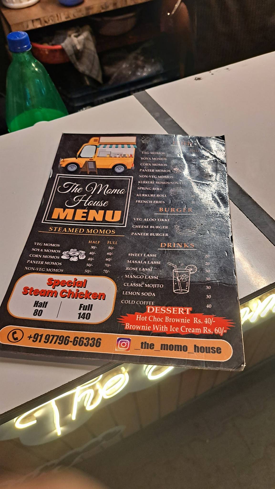 Menu at THE MOMO HOUSE, Nayagaon