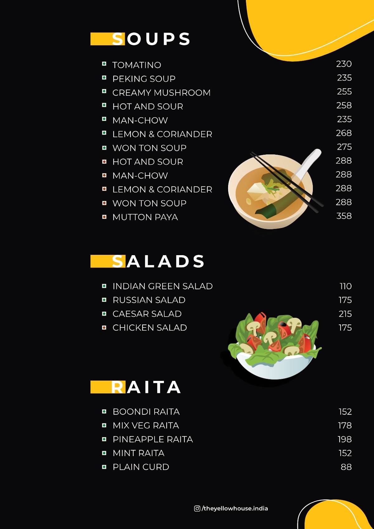 Menu at THE ROBOT RESTAURANT PRAYAGRAJ - THE YELLOW HOUSE, Allahabad