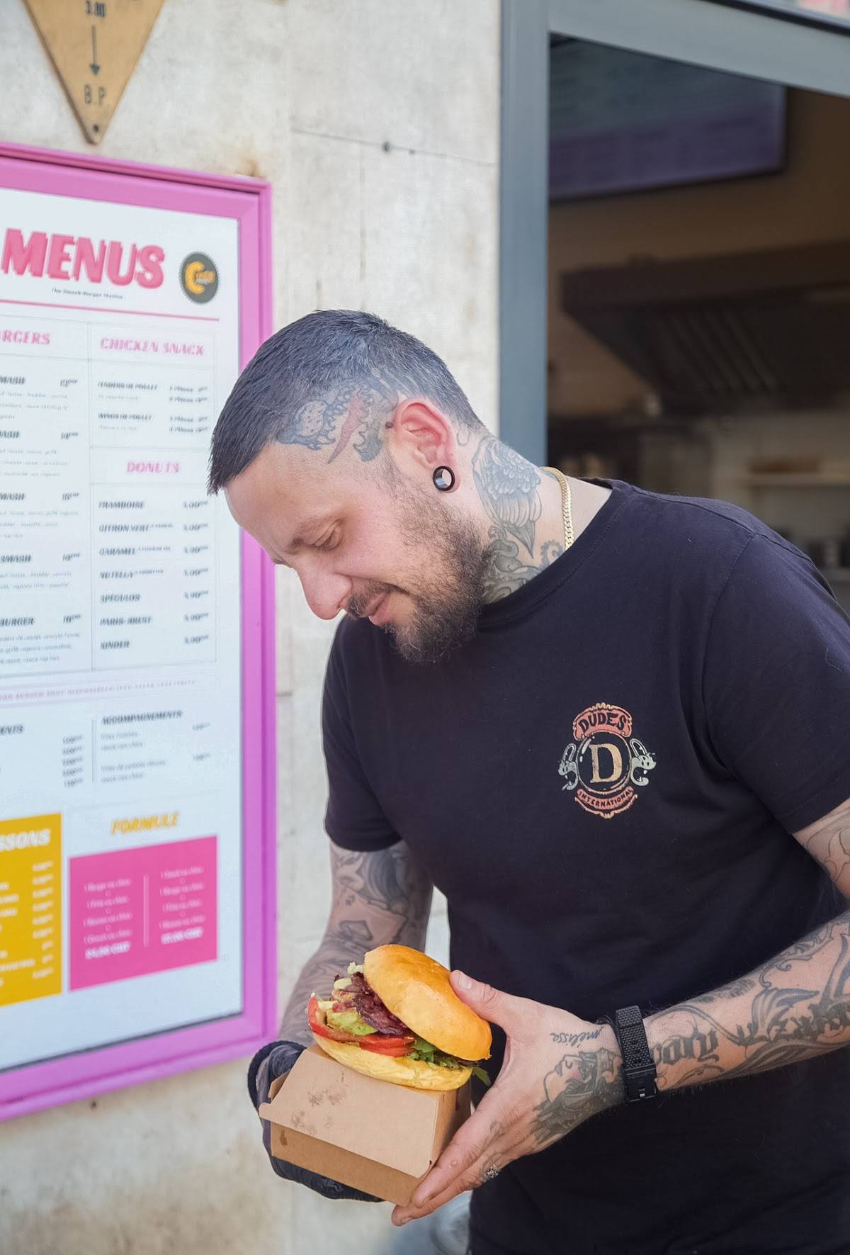 Menu au TOP BUN, Genève
