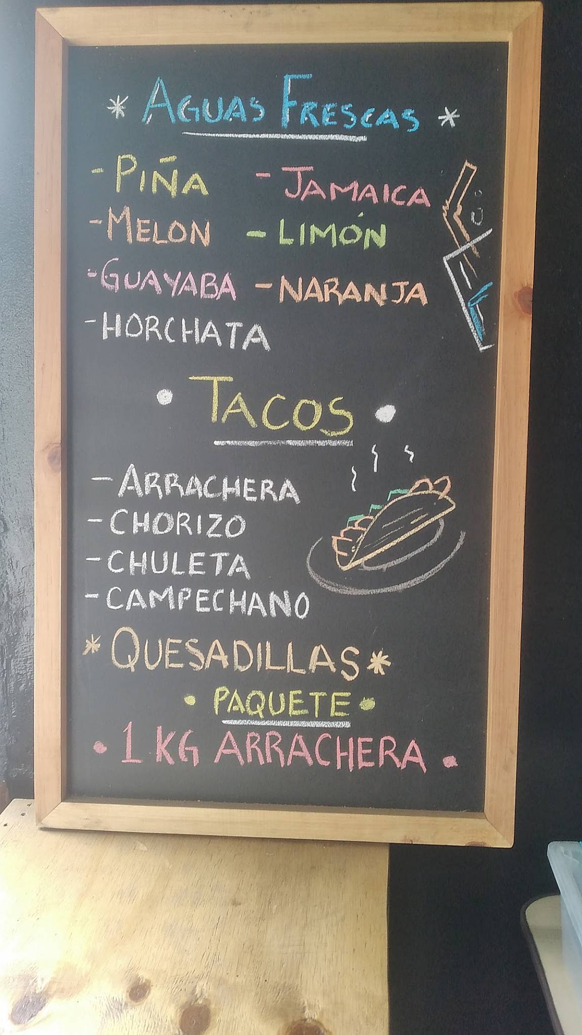 Carta del restaurante "Los primos" chilaquiles & tacos, Santiago del ...