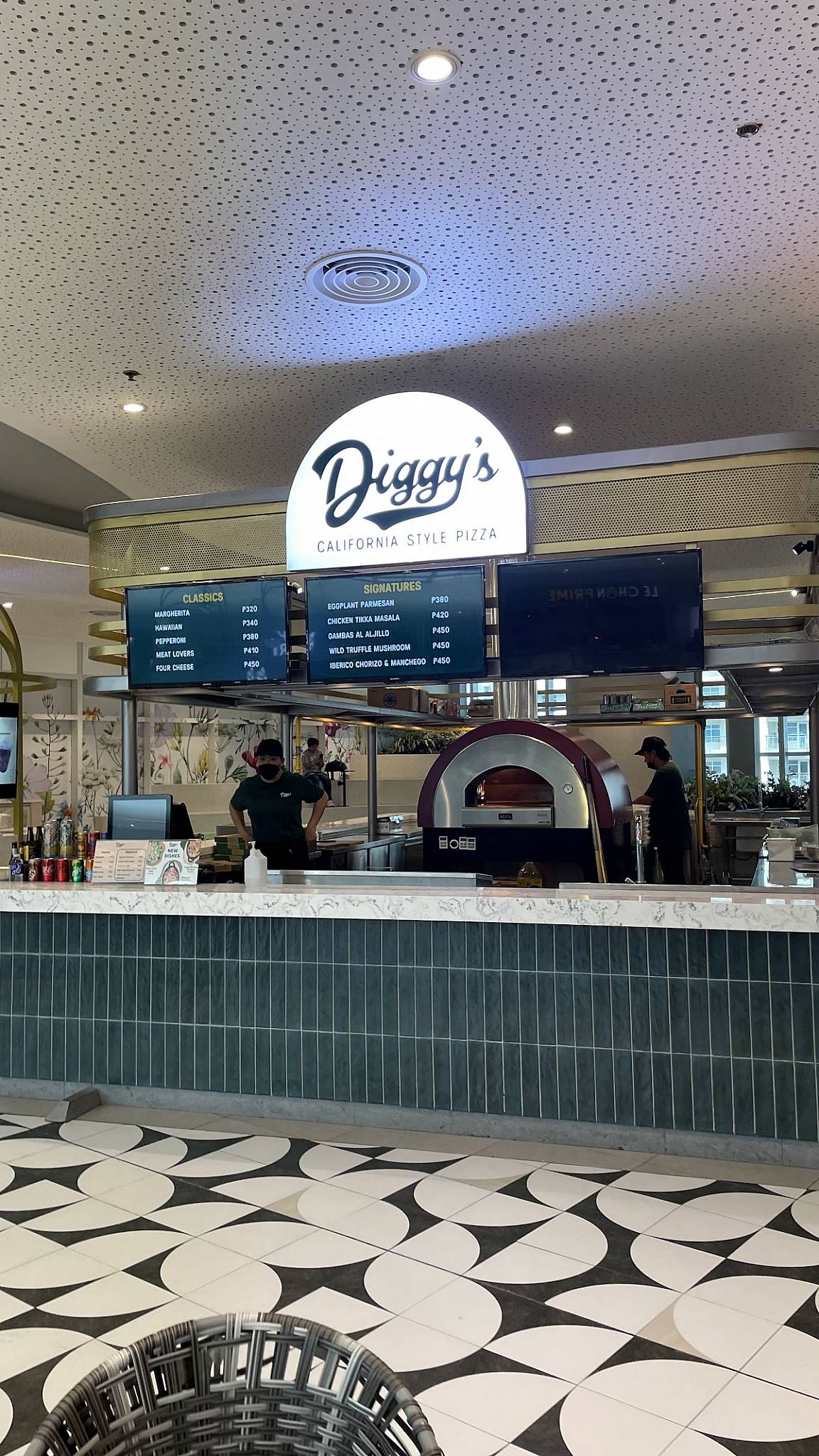 Carta de pizzería Diggy's Pizza, Taguig