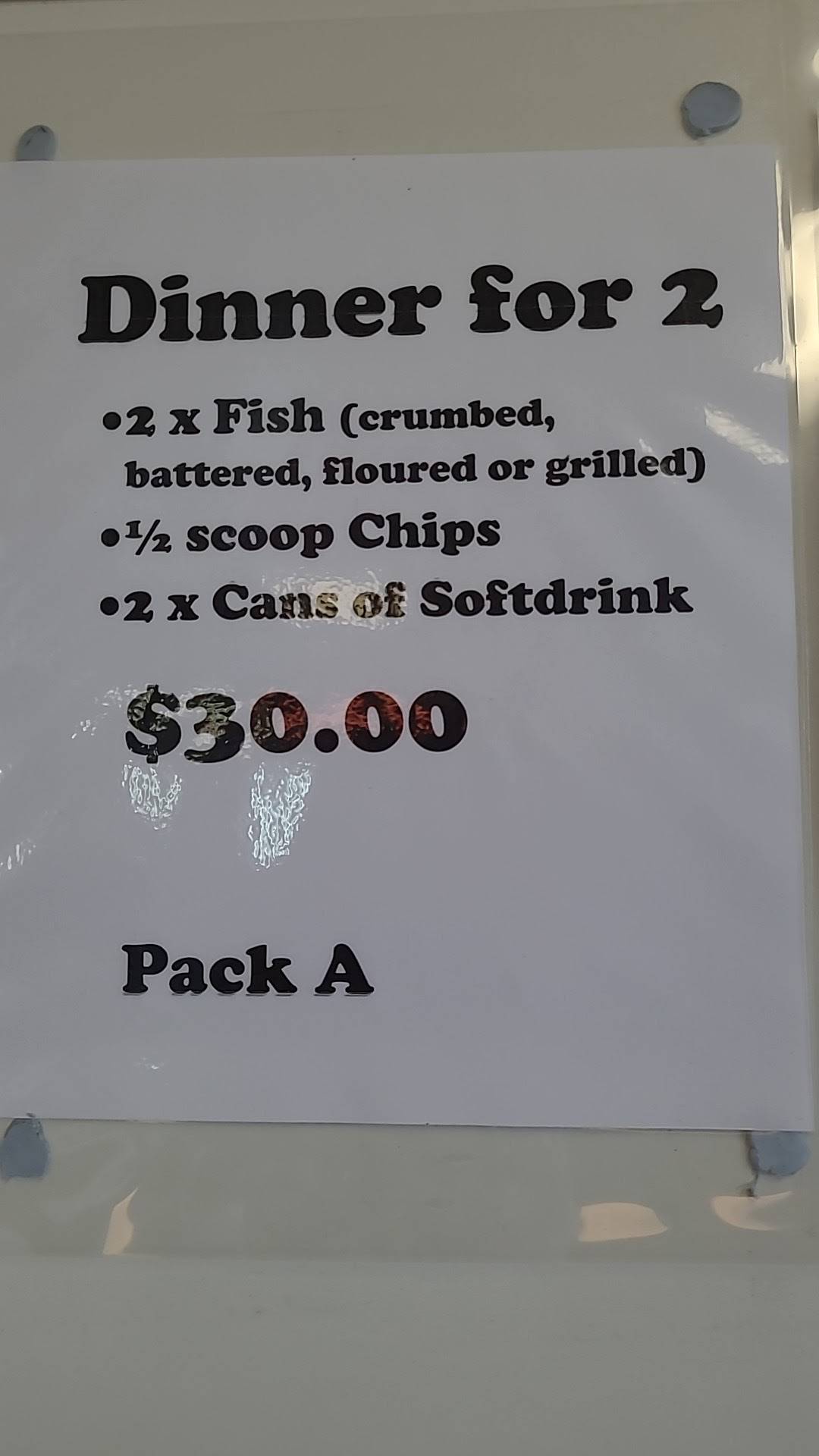 Menu at Take-A-Break Burger Bar, Kirwan
