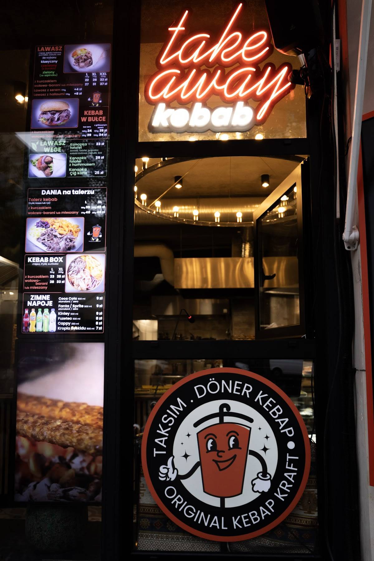 Menu at Taksim Restaurant &Kraft kebap, Warsaw