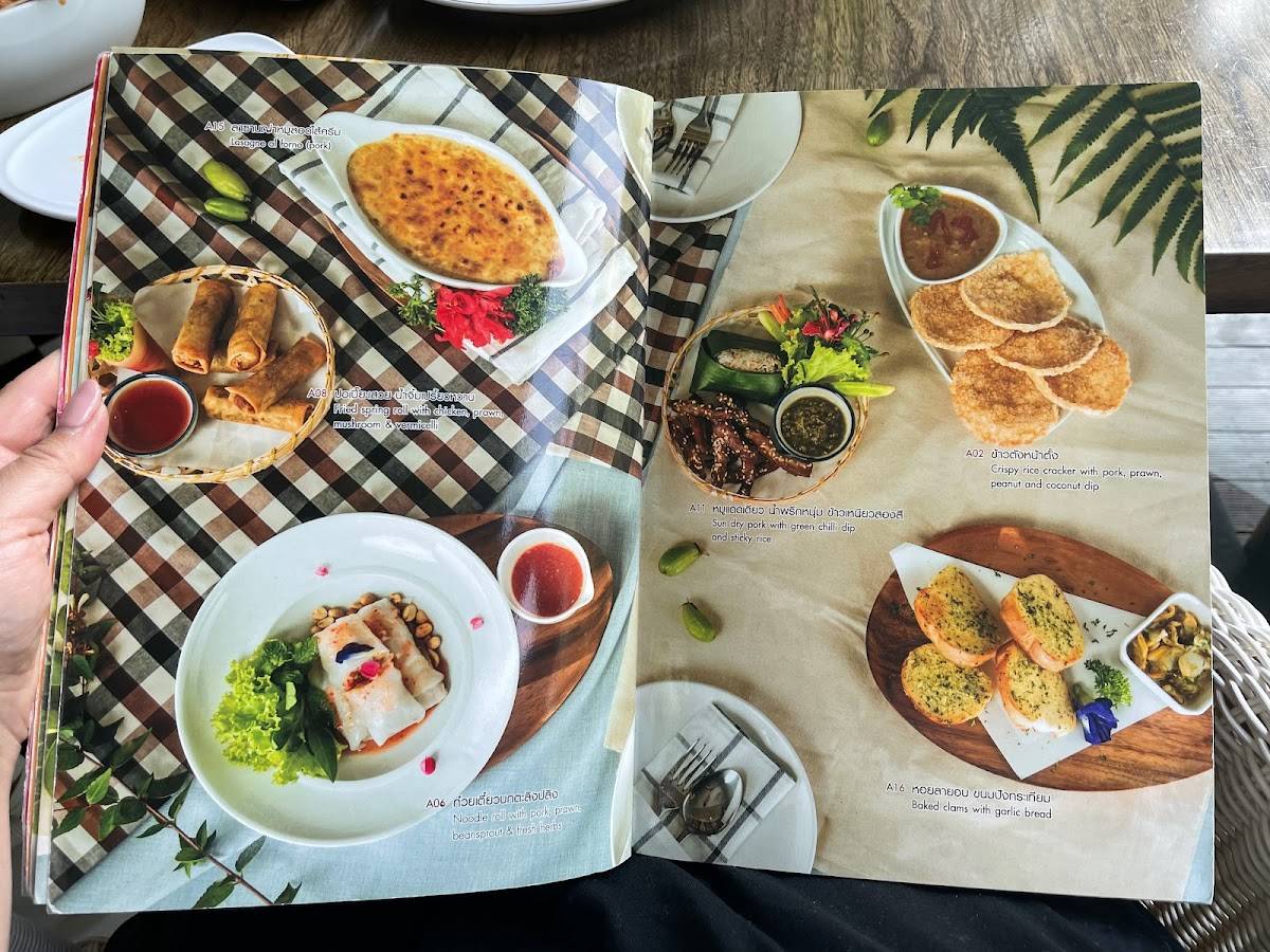 Menu at Taling Pling Sukhumvit 34 restaurant, Bangkok, 25 Soi Sukhumvit 34