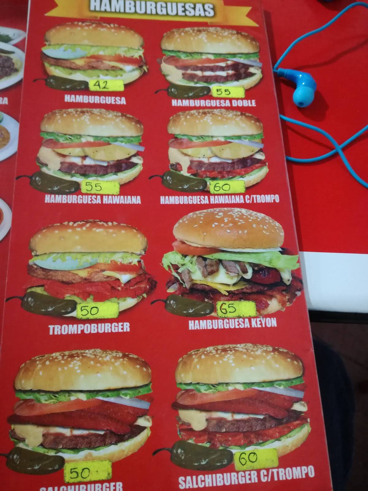 Carta del restaurante Tacos Keyon Cumbres, Monterrey, Av Abraham Lincoln 5002