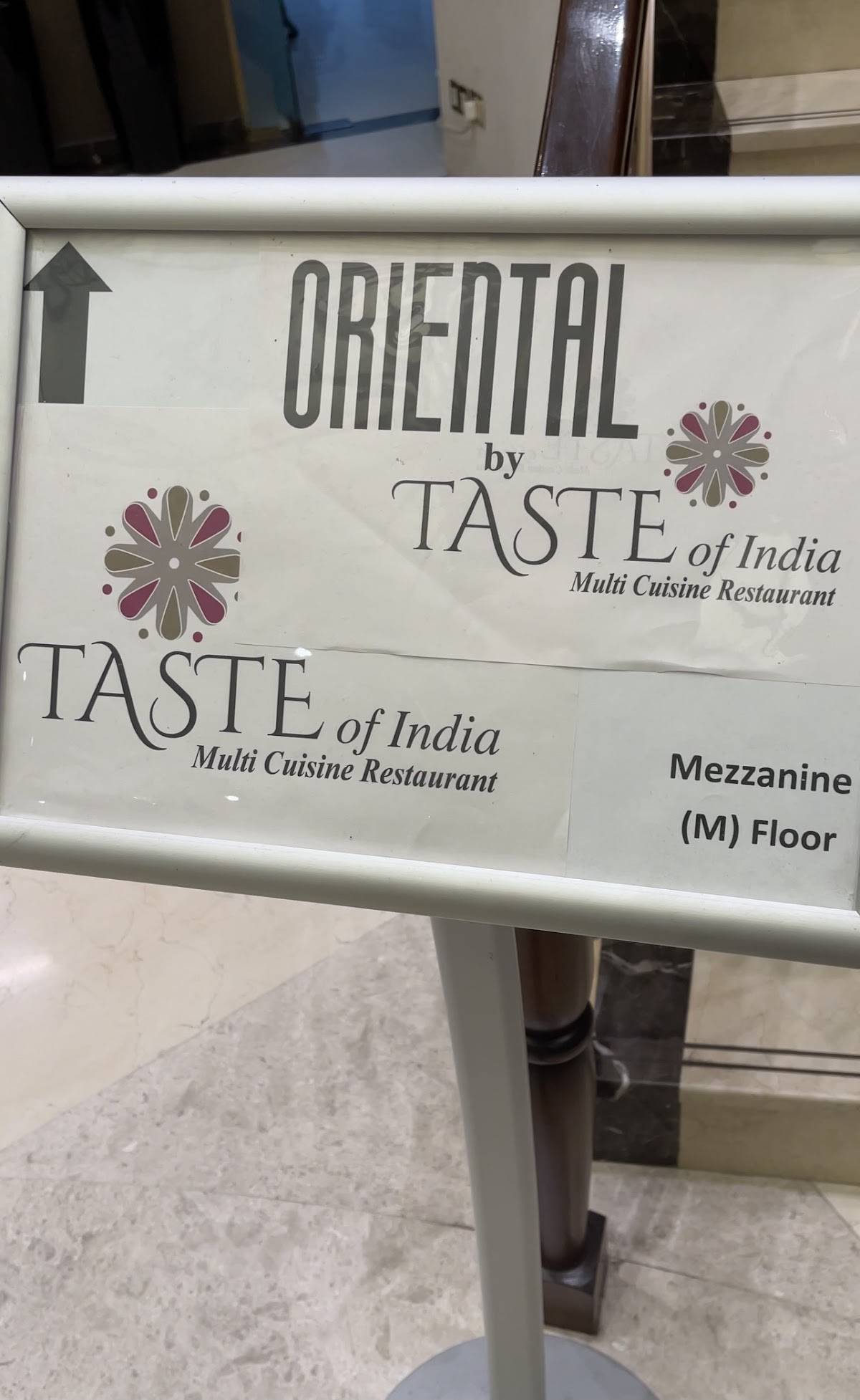 Menu at Taste of India By Raviz restaurant, UAE