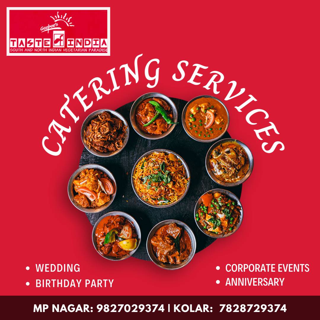 Menu at Taste of India Veg Restaurant Caterer Bhopal, Bhopal