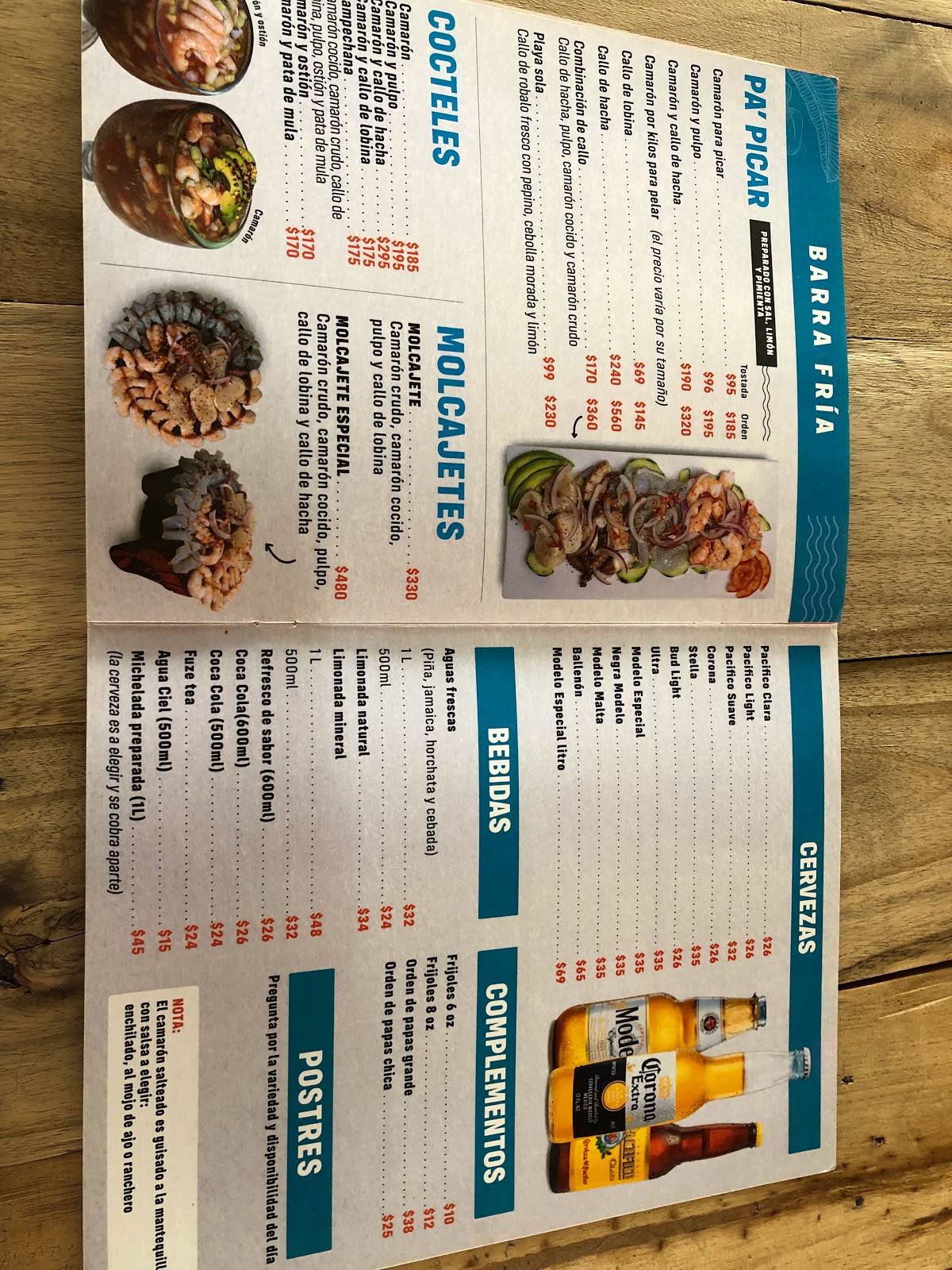 Carta del restaurante Tacos Tatani 3 Ríos, Culiacán Rosales