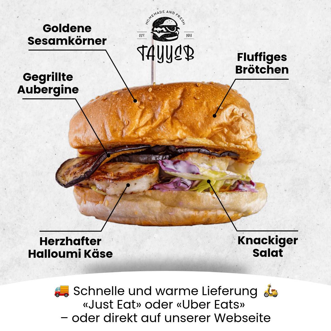 Speisekarte von Tayyeb Burger Winterthur, Winterthur