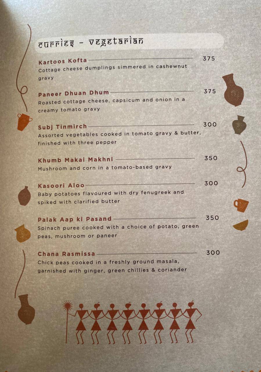 Menu at Terracotta Restaurant, Siliguri