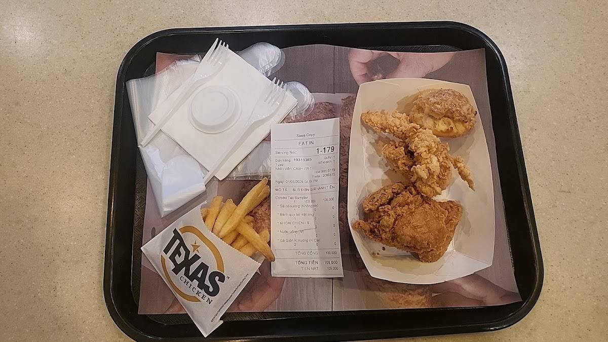 Menu at Texas Chicken Vạn Hạnh Mall restaurant, Ho Chi Minh City