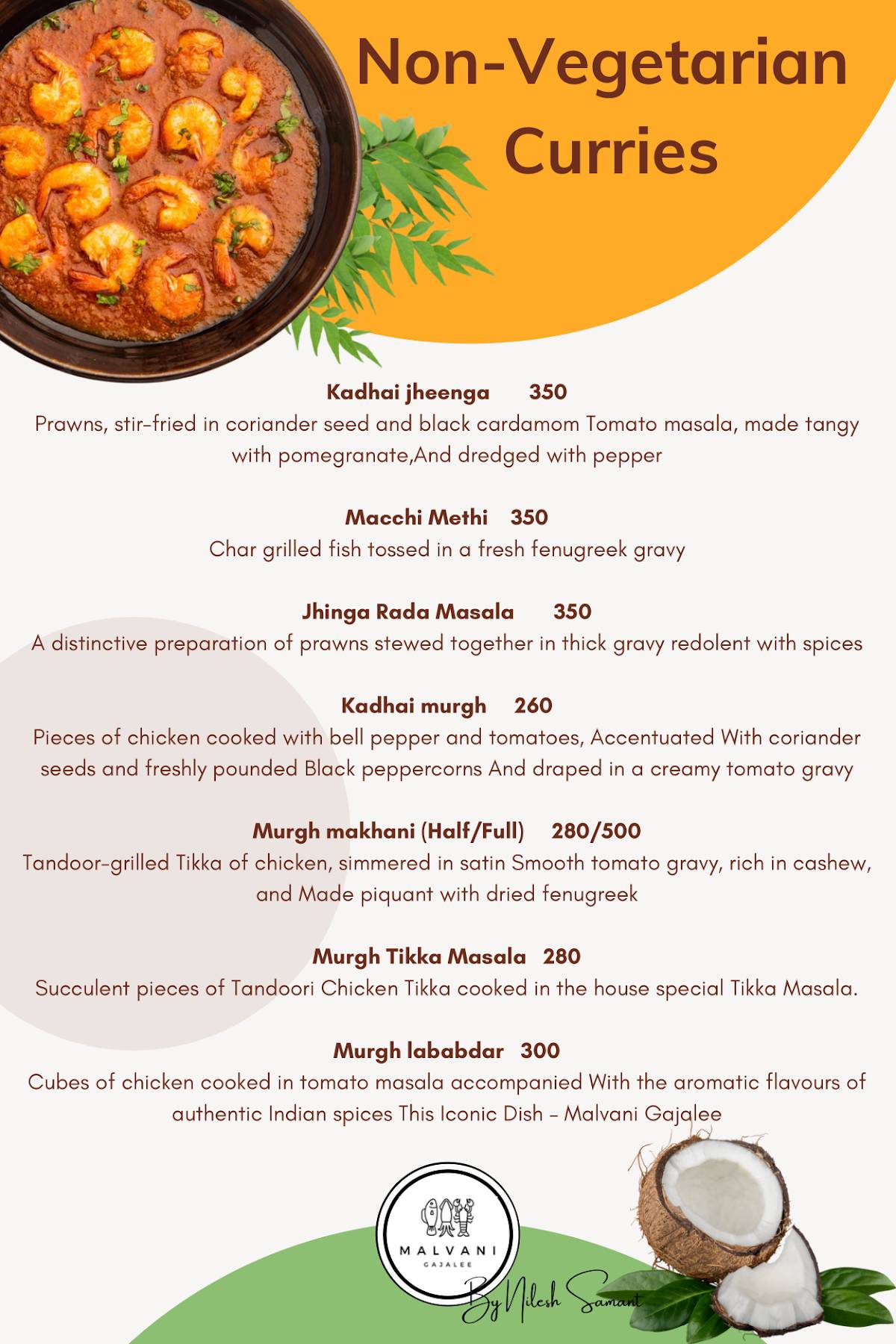 Menu at MALVANI GAJALEE, Thane