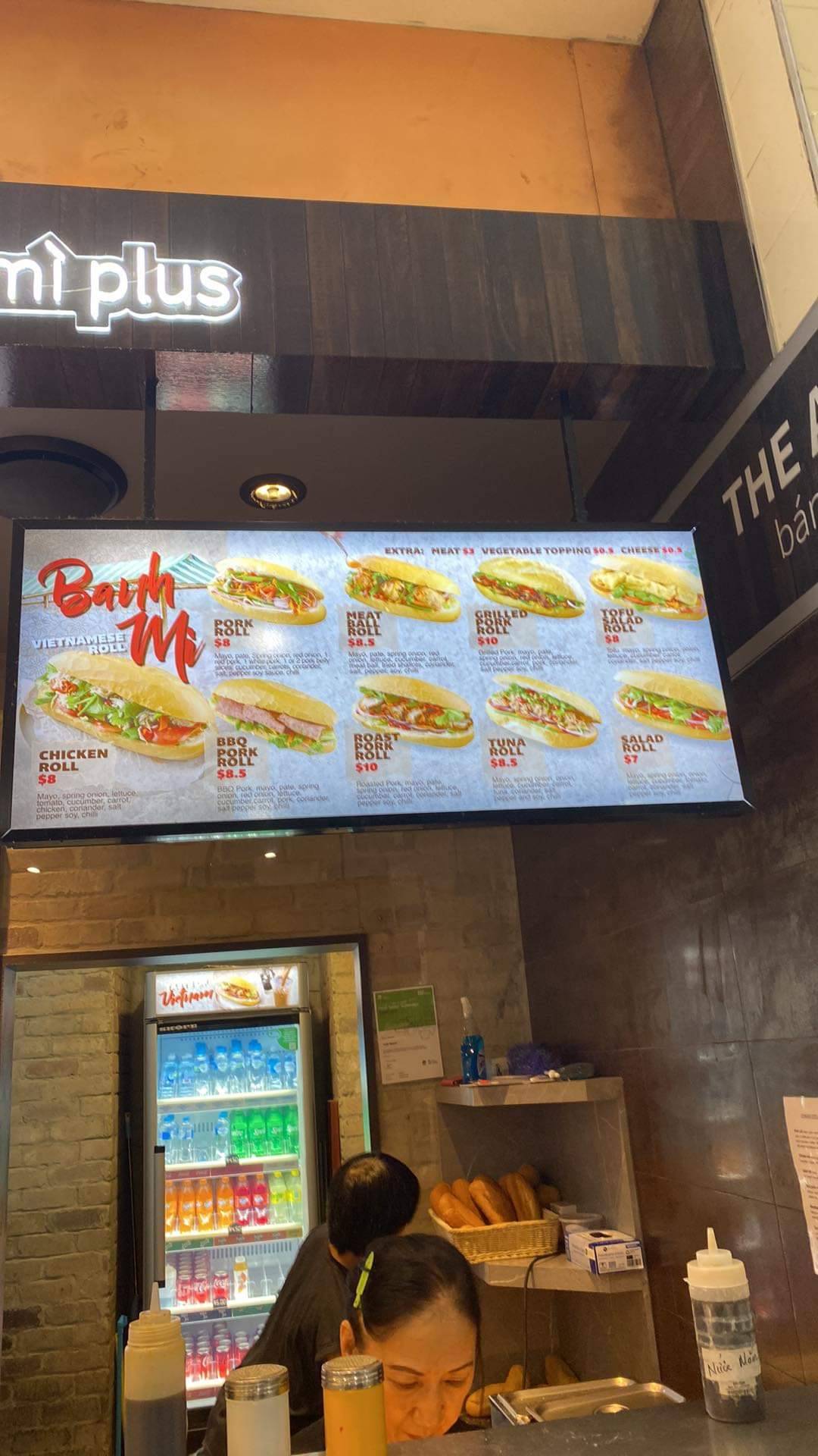 Menu at The August Banh Mi Plus restaurant, Burwood