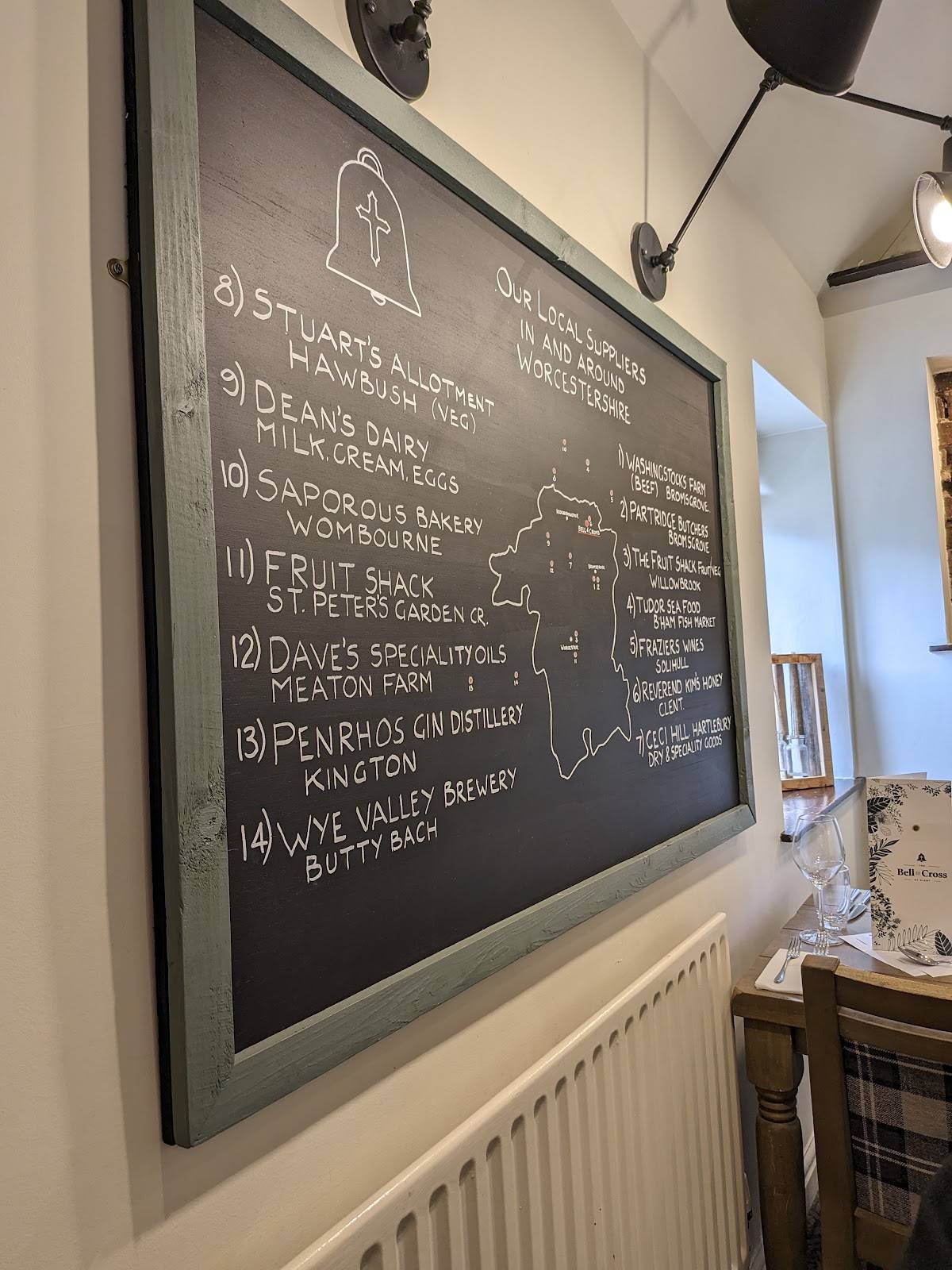 Menu at The Bell and Cross pub & bar, Stourbridge