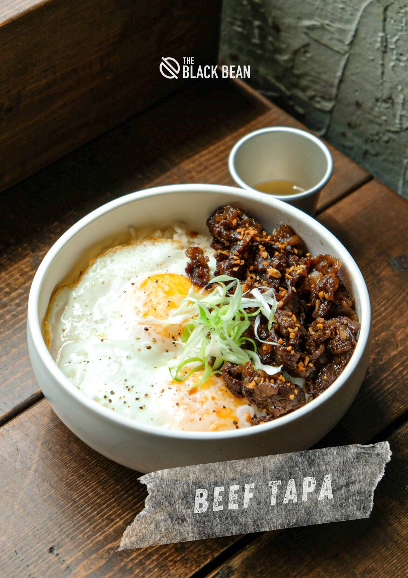 Menu at The Black Bean cafe, Makati