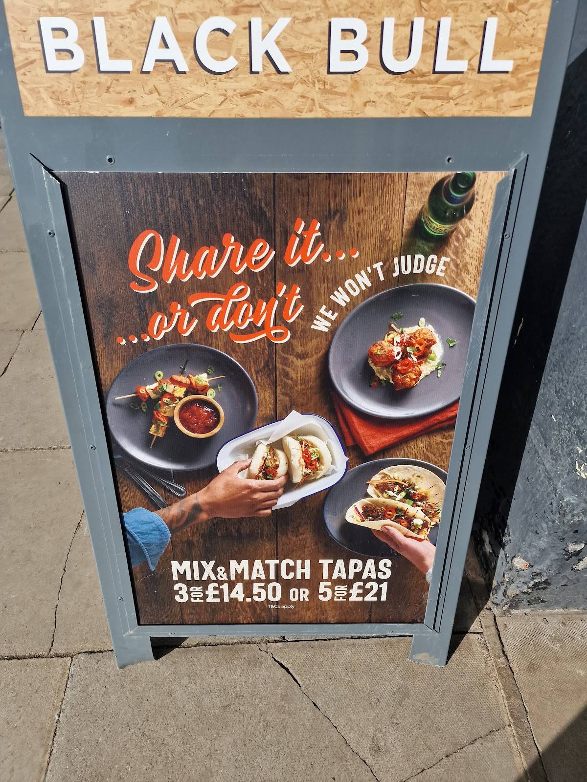 Menu at The Black Bull pub & bar, Yarm, 40-42 High St