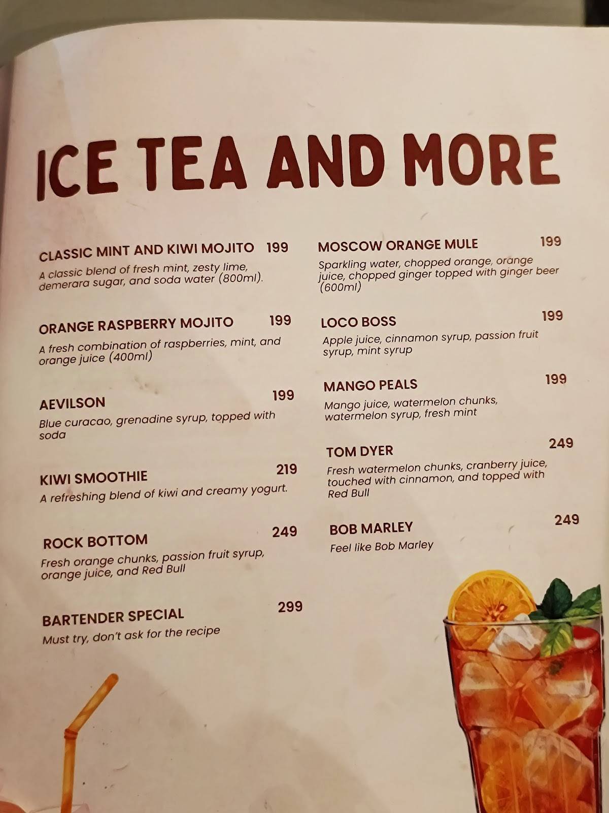 Menu at The Cafe 7, Himmatnagar